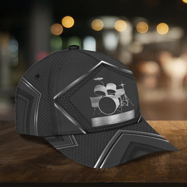 Personalized Drum Classic Cap, Personalized Gift for Music Lovers, Drum ...